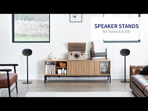 STAND-SP300 Speaker Stands Designed for Sonos Era 300 Speakers (2 Pack) Assembly by VIVO