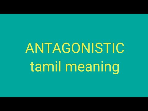 ANTAGONISTIC tamil meaning/sasikumar