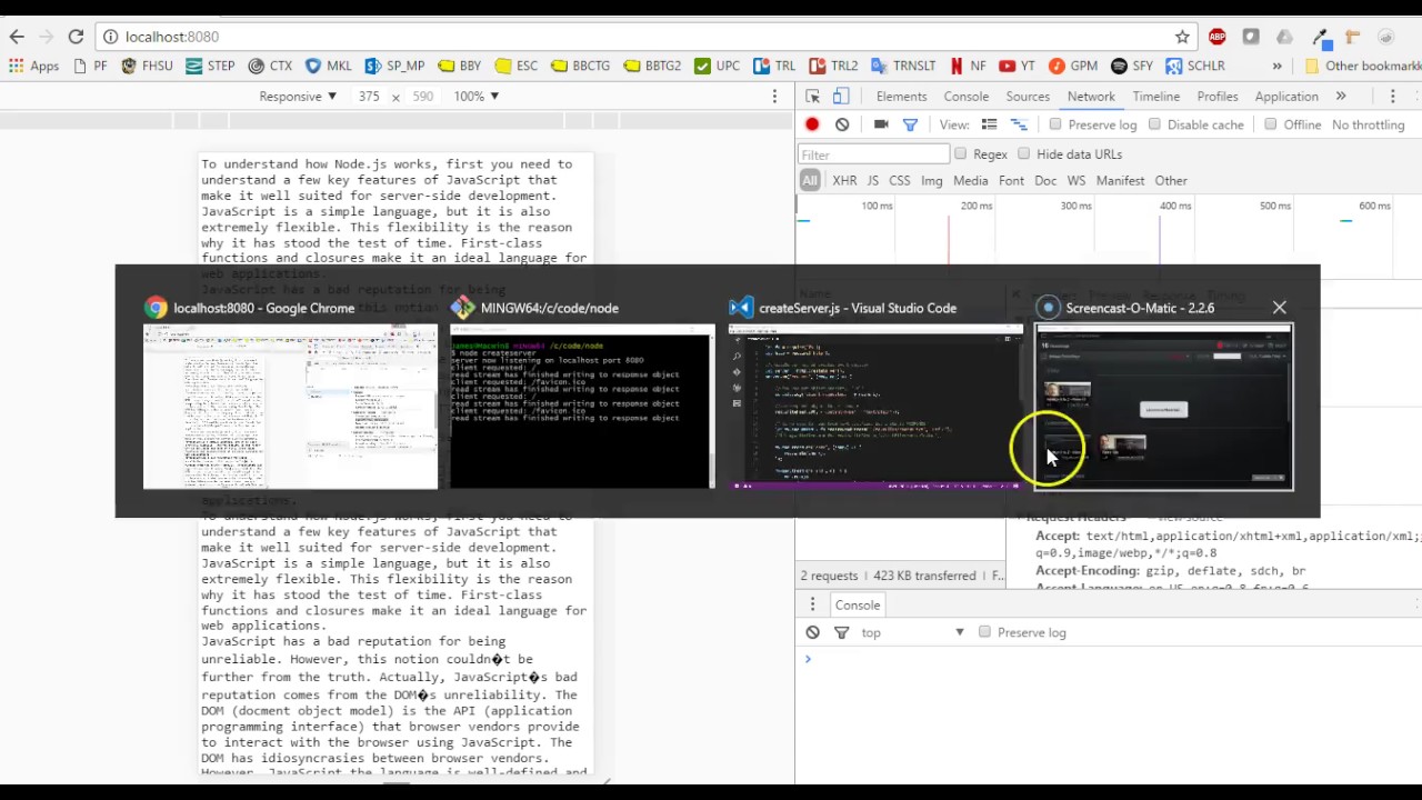Node.js A to Z - Video 17: HTTP Request & Response in Action