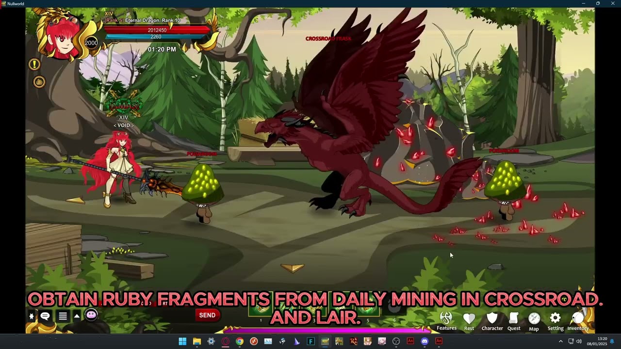 Nullworld New Endgame Enhancements + Mining (AQW PRIVATE SERVER)