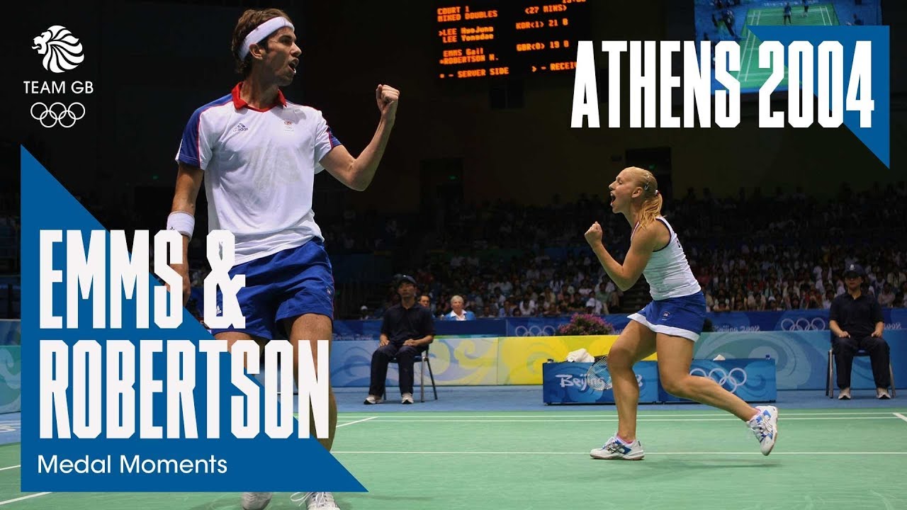 Gail Emms & Nathan Robertson - Mixed Doubles Badminton Silver | Athens 2004 Medal Moments