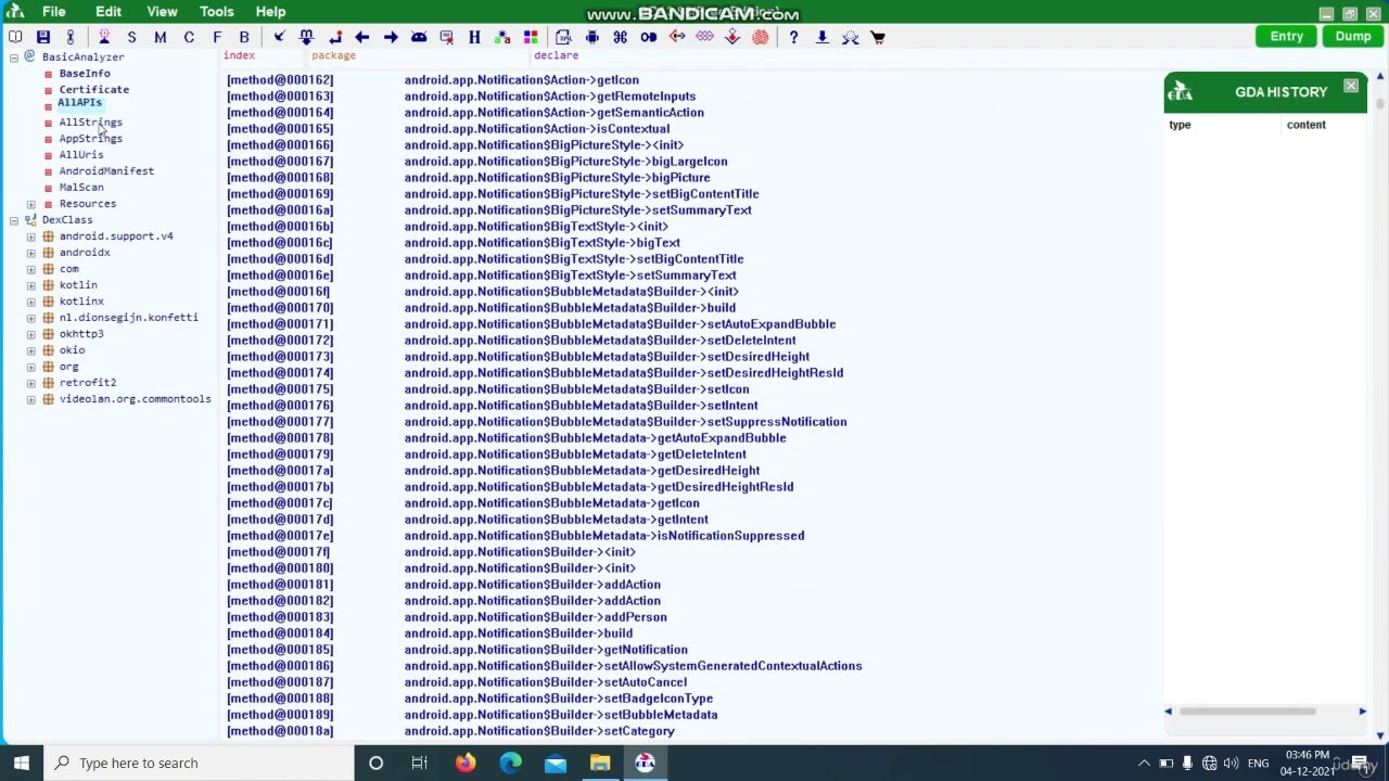 Android reversing - GDA