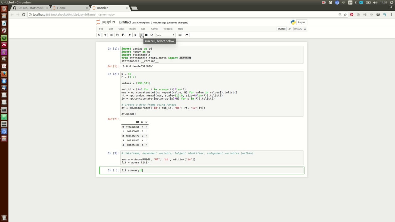 How to do an Repeated Measures ANOVA in Python with Statsmodels