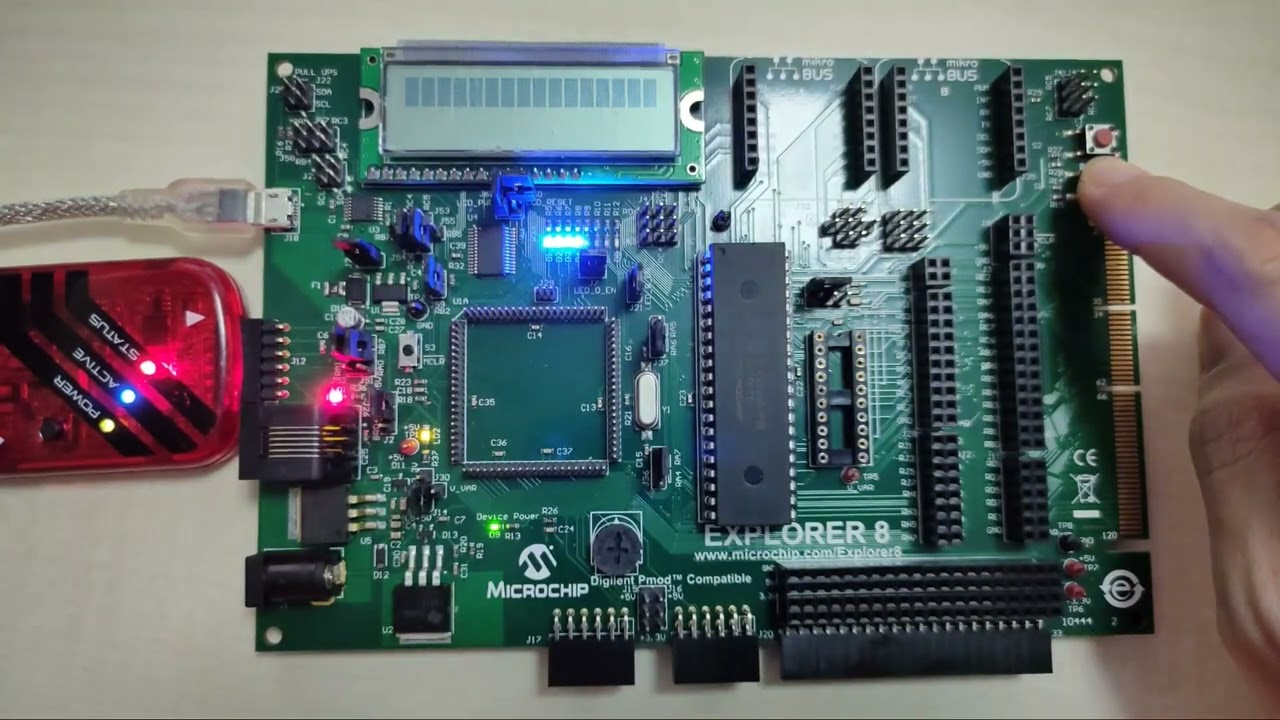 Microcontroller Systems - External Interrupt - Polling, Without Interrupt