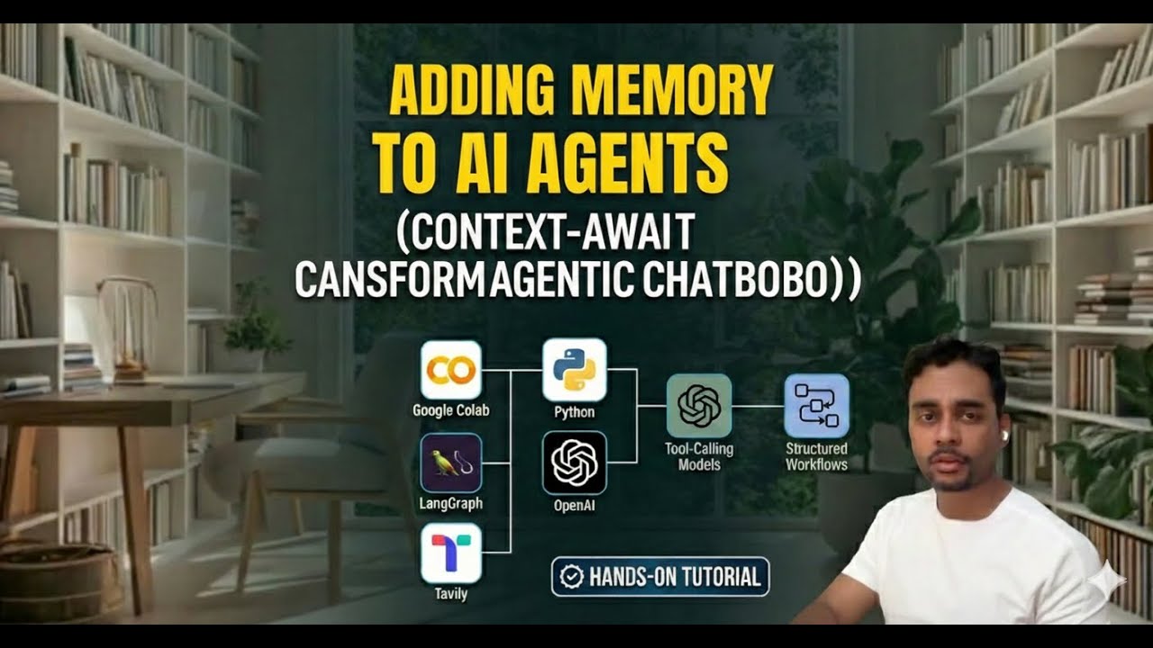Video 3: Adding Memory to AI Agents (Context-Aware Agentic Chatbot)