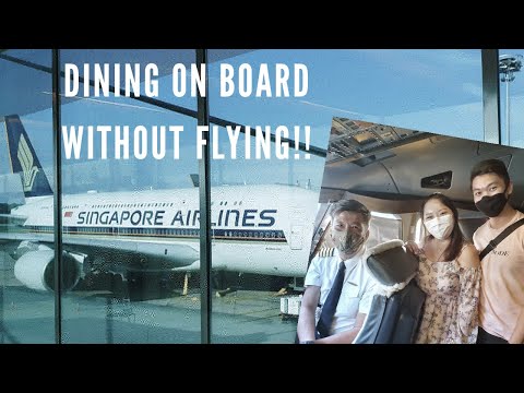 Dining at Singapore Airlines' Restaurant A380 @ Changi