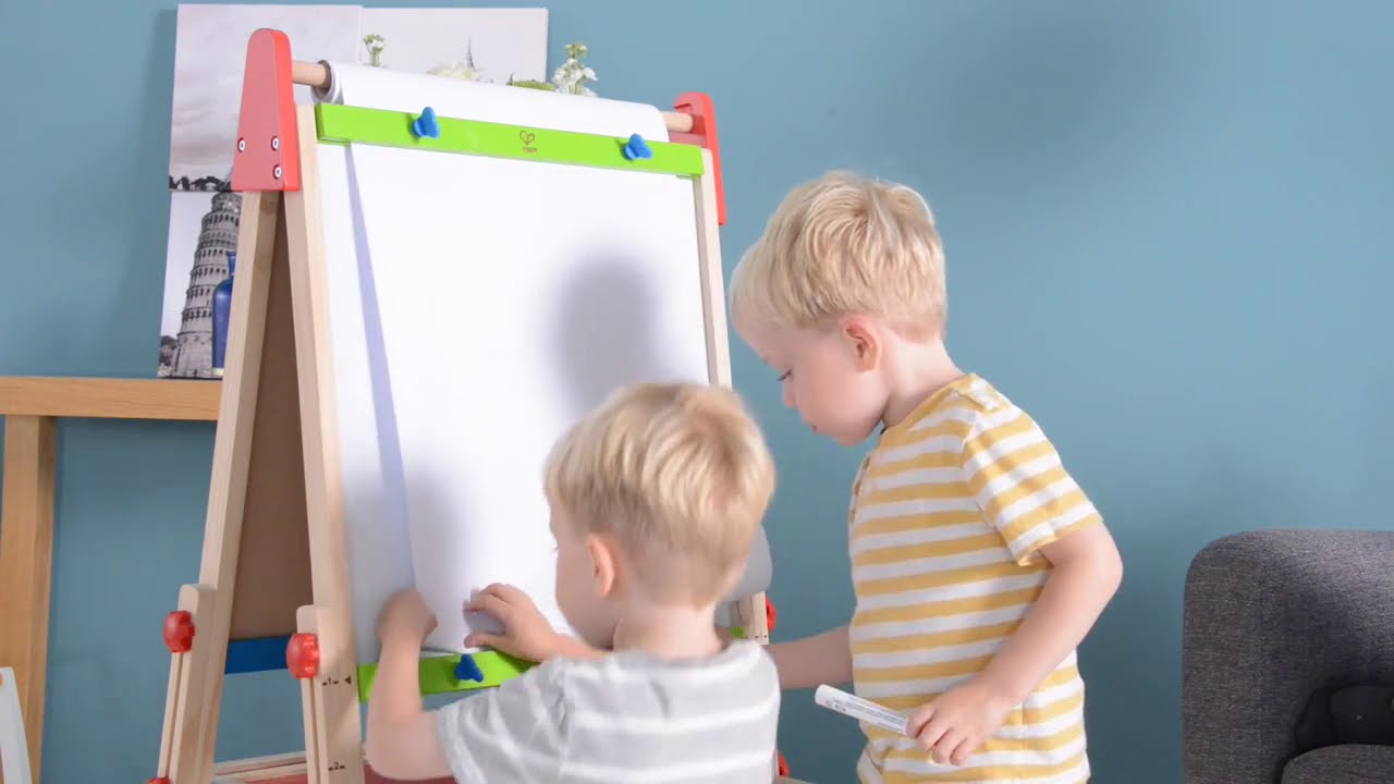 Hape Height Adjustable All in One Easel Specs and Details