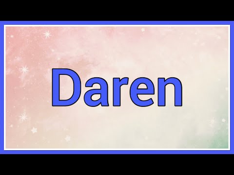Daren | Name Origin Meaning Variations