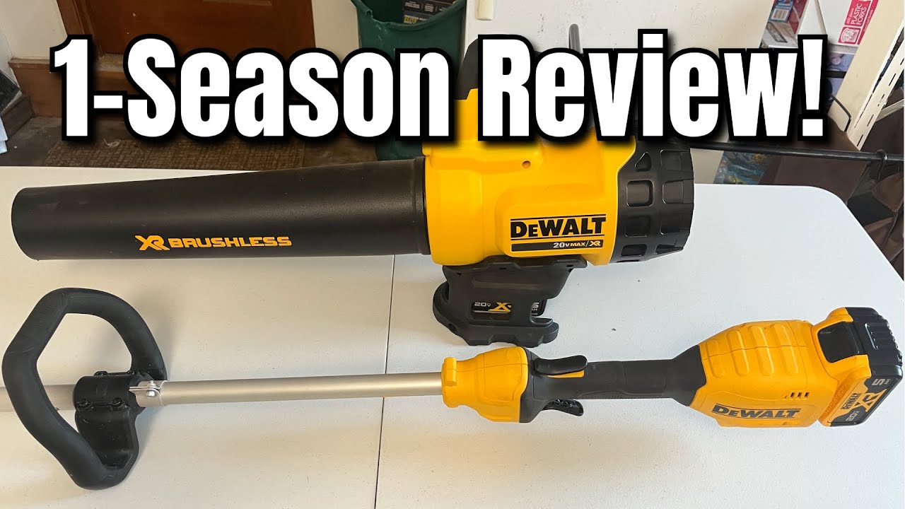 1-Season Review of the Dewalt 20V Trimmer/Leaf Blower Combo