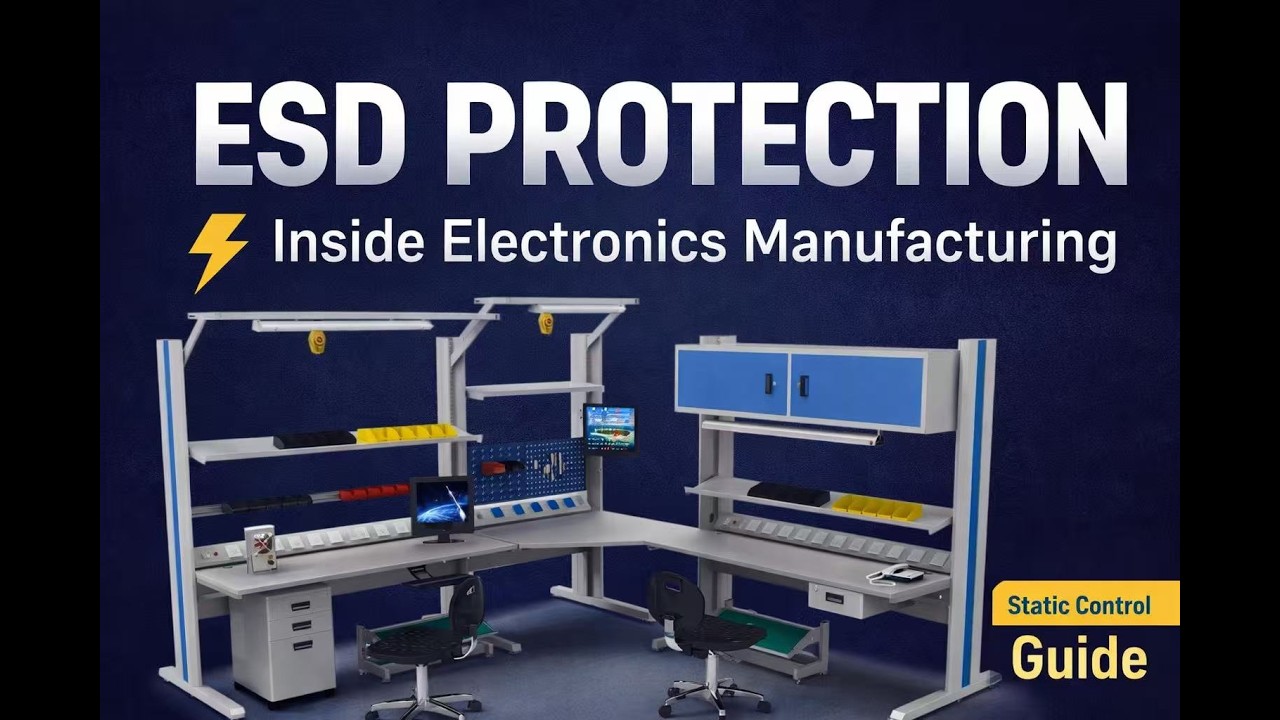 ESD Protection in Electronics Manufacturing | Grounding Anti-Static Workstations