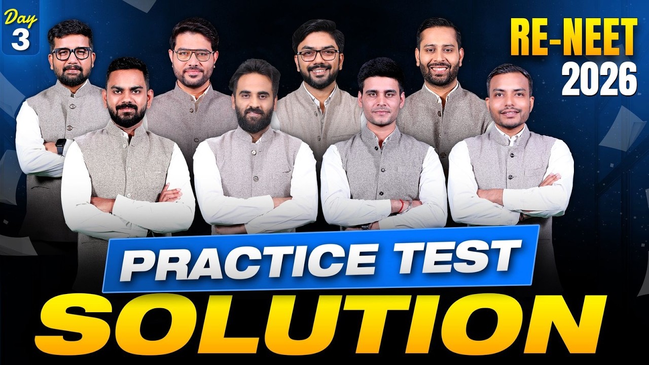 Fastest Solution: RE-NEET 2026 Practice Test - 18th May (Physics, Chemistry, Biology) | ALLEN NEET