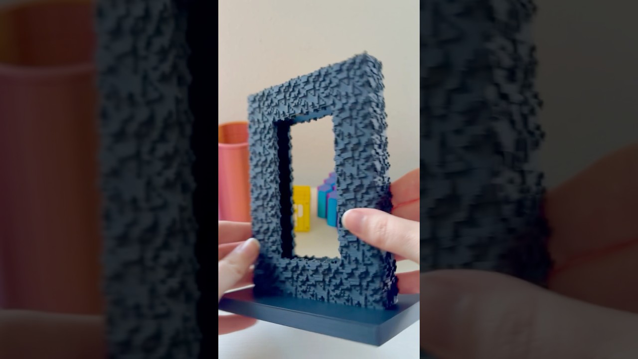 3D Printed Minecraft Nether Portal #minecraft #minecraftshorts #3dprinting #3dprint #shorts #fyp