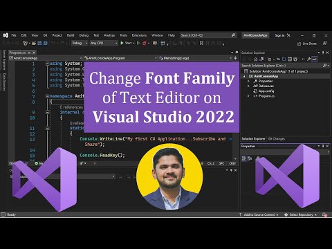 Learn How to Change the font family of Text Editor on Visual Studio 2022 - Mind Luster
