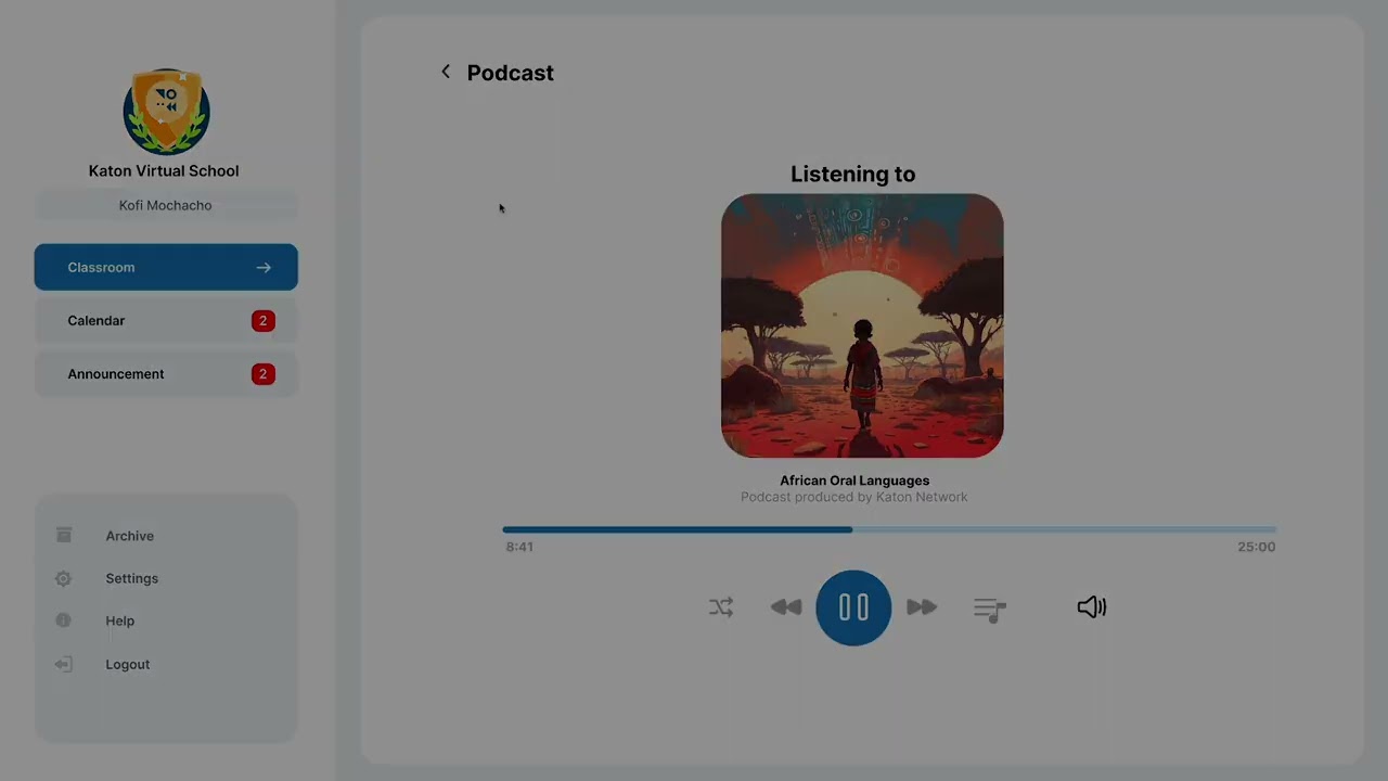 Using Katon 360 Classroom as a Student