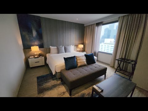 Deluxe Room King Bed Somerset Serviced Residence Rama 9 Bangkok Thailand