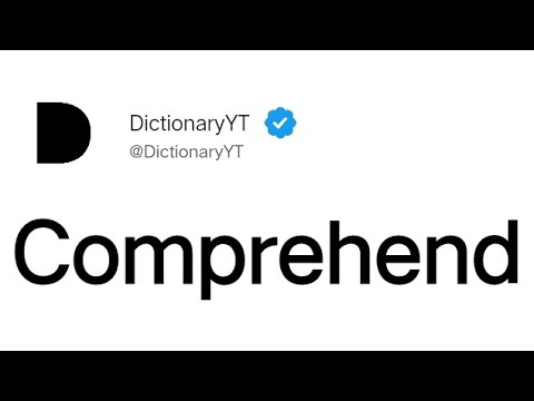 Comprehend Meaning in English