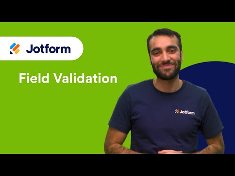 Field validation for forms | The Jotform Blog