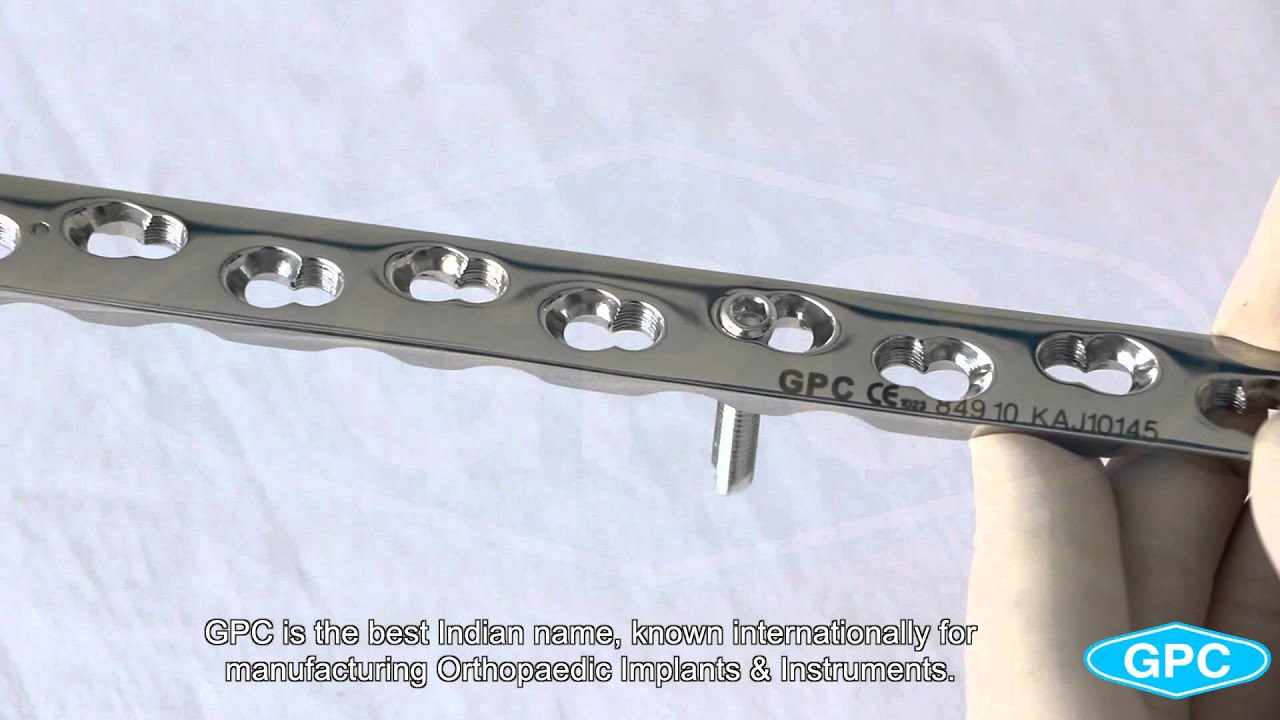 Locking Broad Plates, 4.5mm Broad Plates, 10 Holes Broad Locking Plates