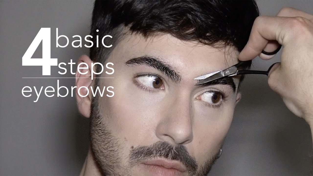 4 Basic Steps - Men's Eyebrows