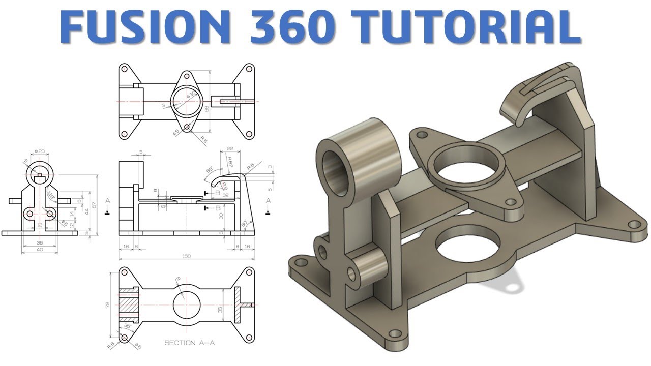 Fusion 360 Tutorial #59 | 3D Model Basic beginners