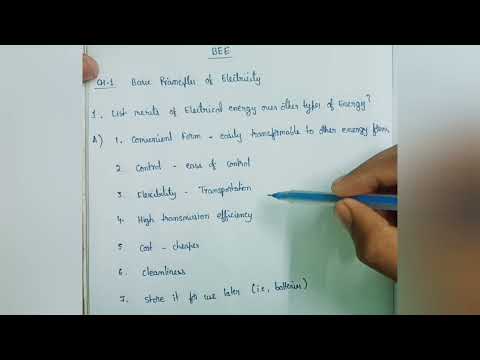 1. list merits of electrical energy over the types of energy?