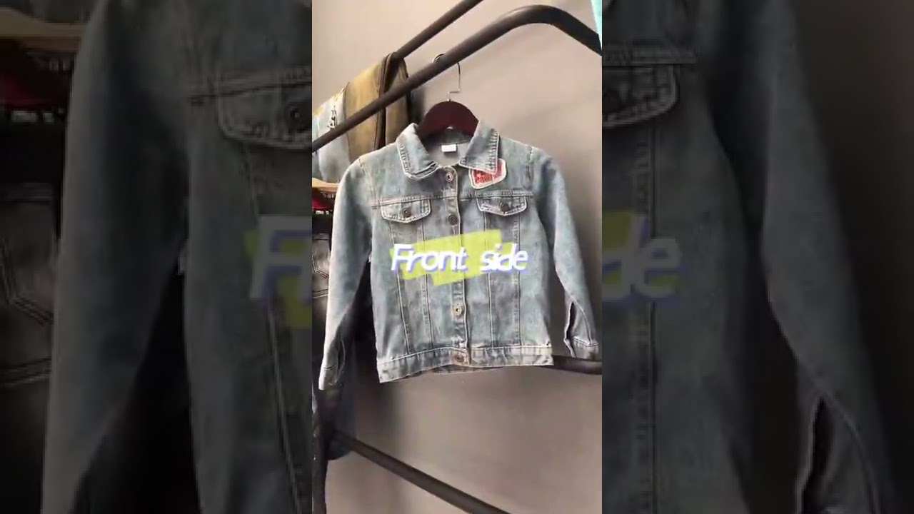 High fashion emproidery patch decotation kid jackets 😂#highfashion #streetstyle #jacket #kids