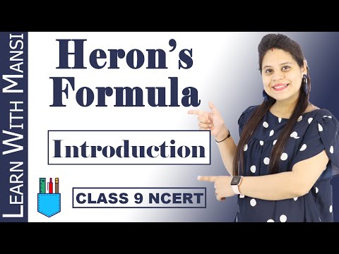 Heron's Formula - Introduction Video Lecture - Mathematics (Maths) Class 9