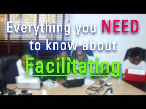 How Does Facilitating Look? | What is Facilitating? | How to Say Facilitating in English?