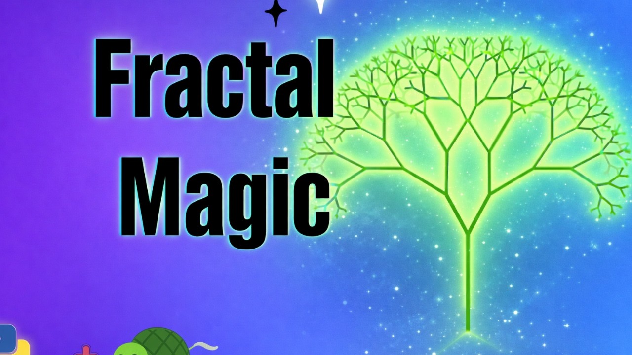 Easy Python Turtle Fractal Tree | Learn Python Visually
