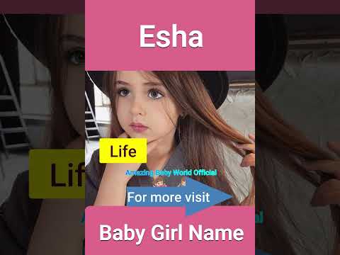 Esha name meaning / Baby Girl Name / #shorts #names #girls #girlnames #babynames #babygirlnames