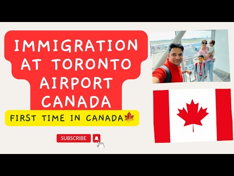 First time in Canada | Immigration at Toronto | Toronto Pearson International Airport Canada 🇨🇦