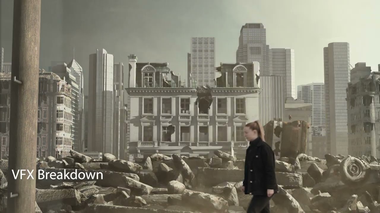 VFX Breakdown - Element 3D Set extension compositing