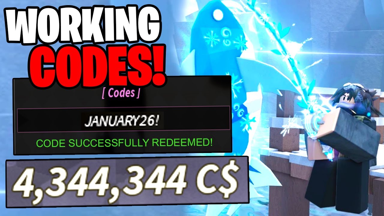 *NEW* ALL WORKING CODES FOR FISCH IN JANUARY 2026! ROBLOX FISCH CODES