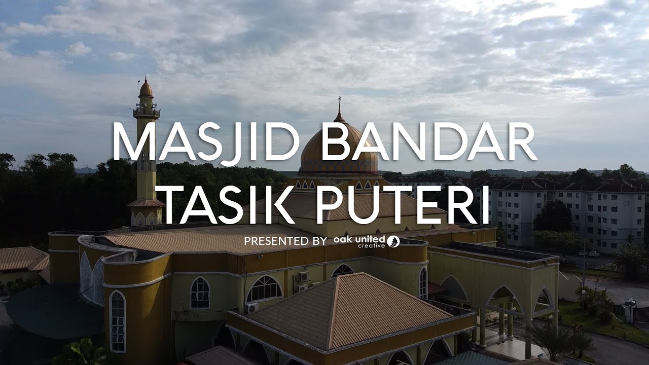Masjid Bandar Tasik Puteri | Drone Footage | 1080p Full HD