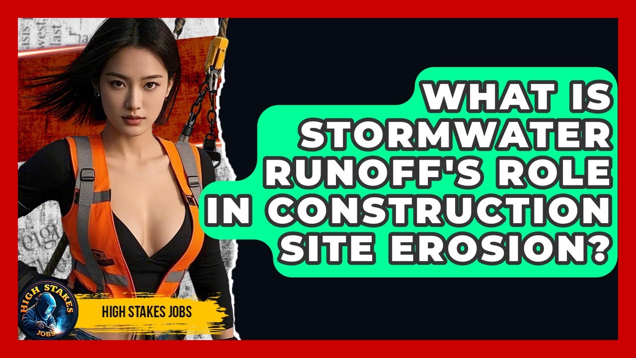 What Is Stormwater Runoff's Role In Construction Site Erosion? - High Stakes Jobs