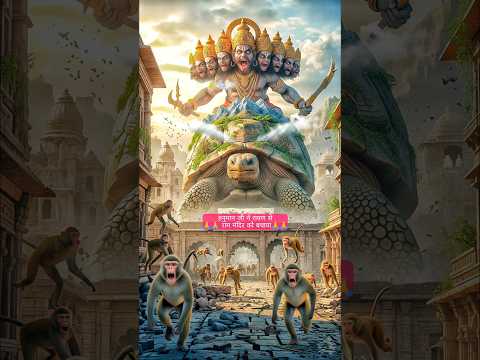 Monkeys Built Ram’s Temple – Then Ravan Attacked and Faced Hanuman #hanuman #ai #story #animation