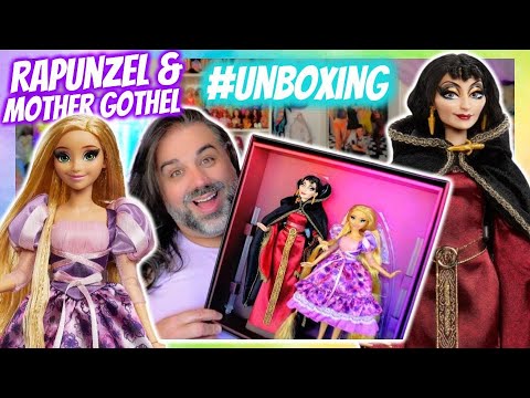 Disney’s Tangled Rapunzel & Mother Gothel Doll set by Mattel Creations