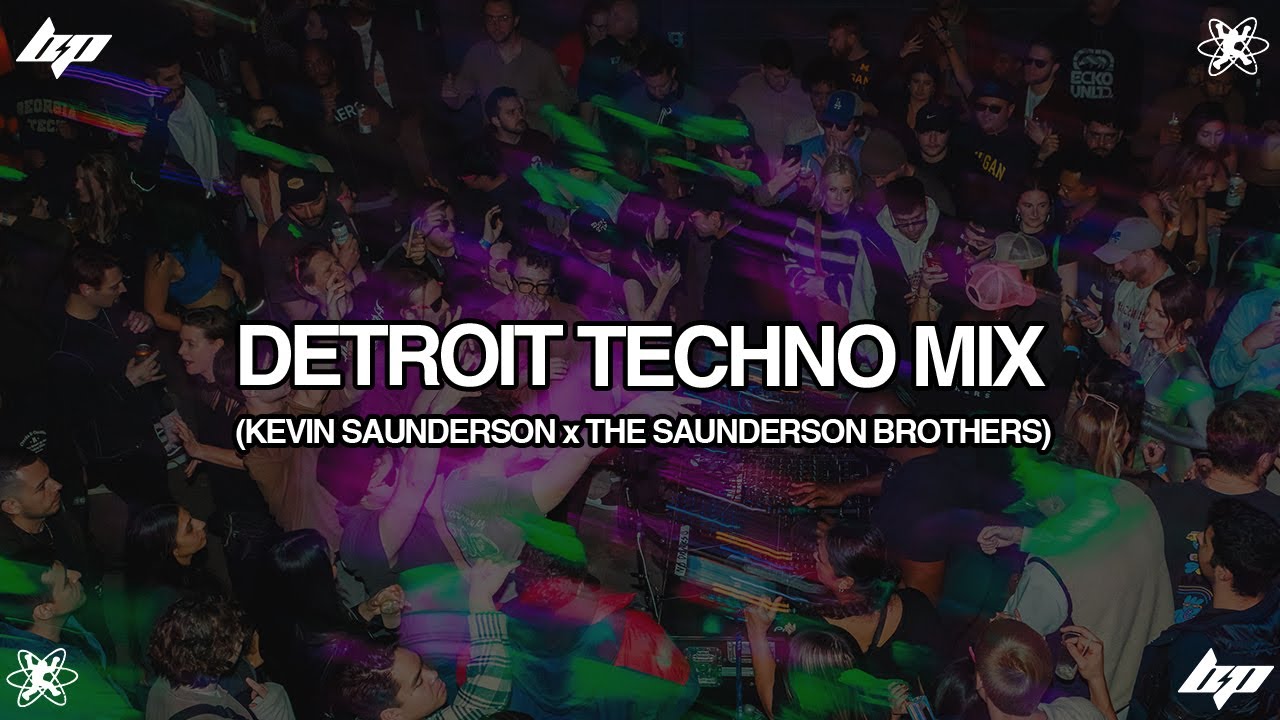 DETROIT TECHNO MIX | Kevin Saunderson B2B The Saunderson Brothers | Big Pink - Detroit, MI