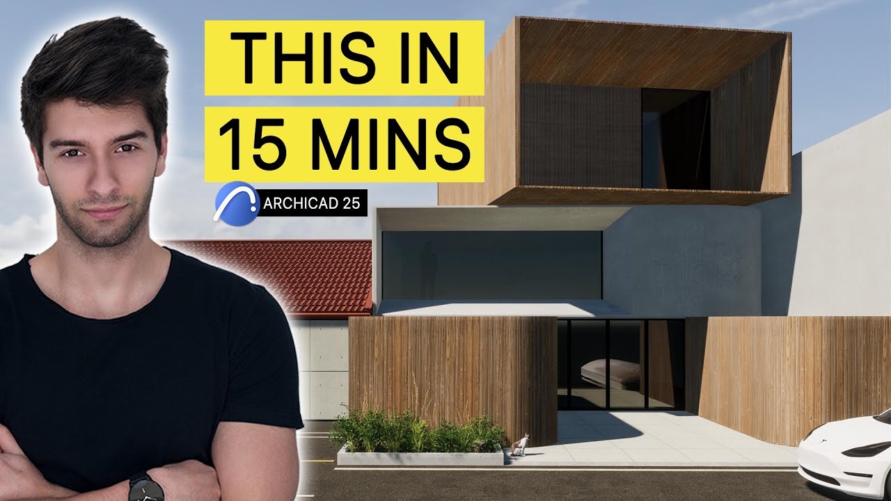 ArchiCAD Start to Finish Tutorial in Under 15 Minutes
