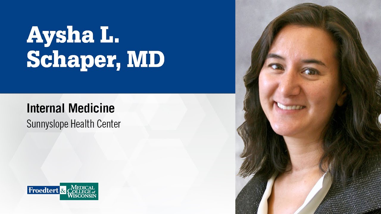 Dr. Aysha Schaper, internal medicine physician