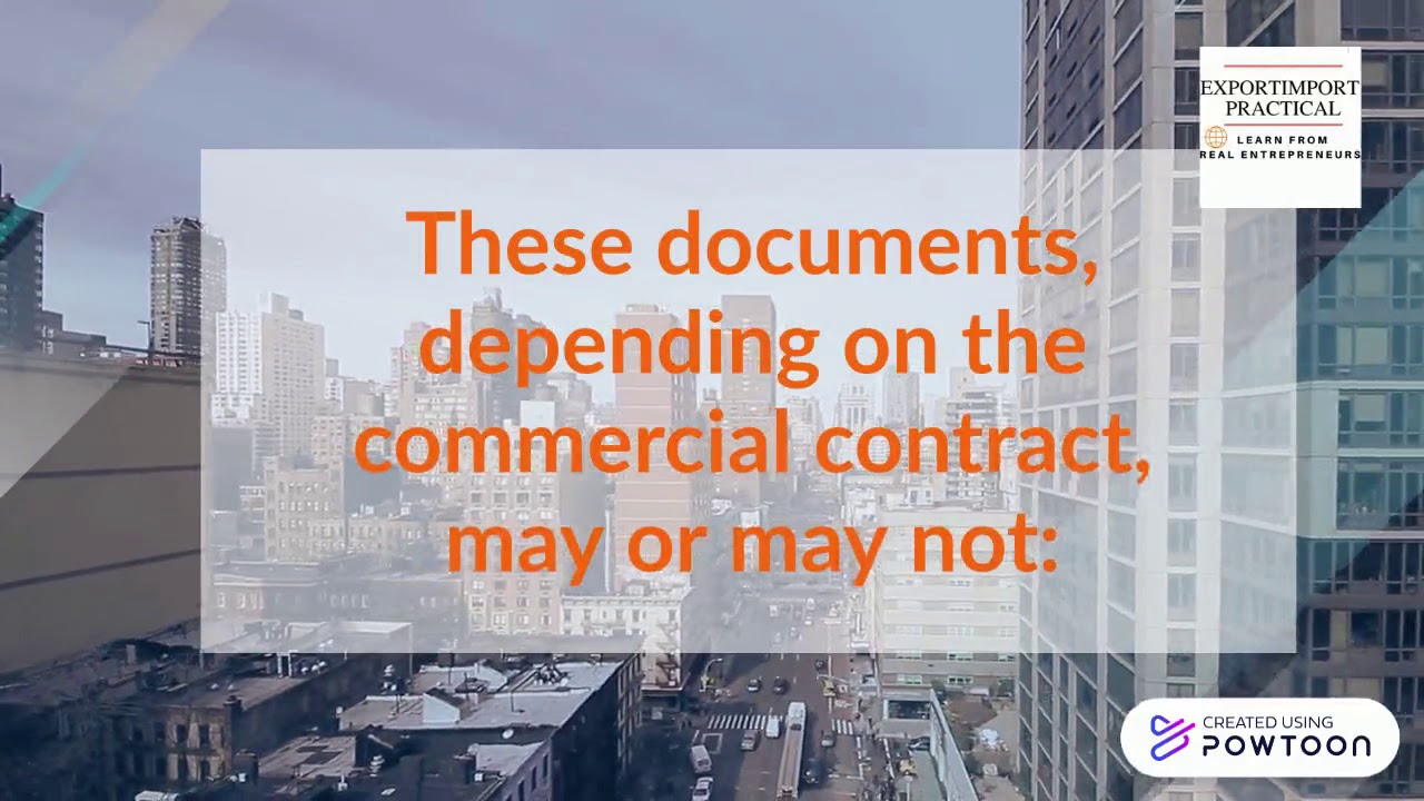 What are the basic documents necessary for exporting and importing?