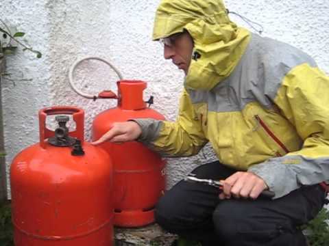 how to change a calor gas 13kg gas bottle cylinder