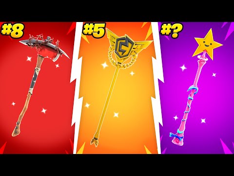 50 Best Fortnite Pickaxes Of All Time!