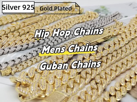 Hip Hop Chains | Mens chains | Guban Chains for Wholesale | Silver 925 Chains