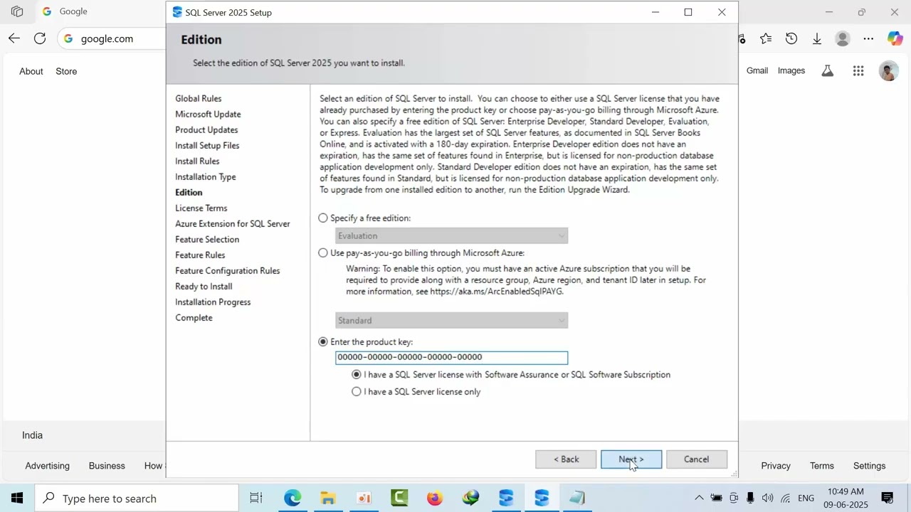 MS SQL Server 2025 | Product Keys for Evaluation,Developer, Standard and Express Editions