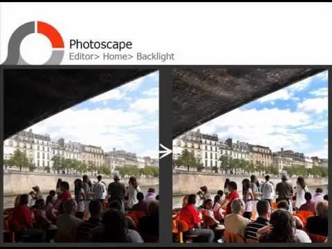 PhotoScape - Backlight Correction