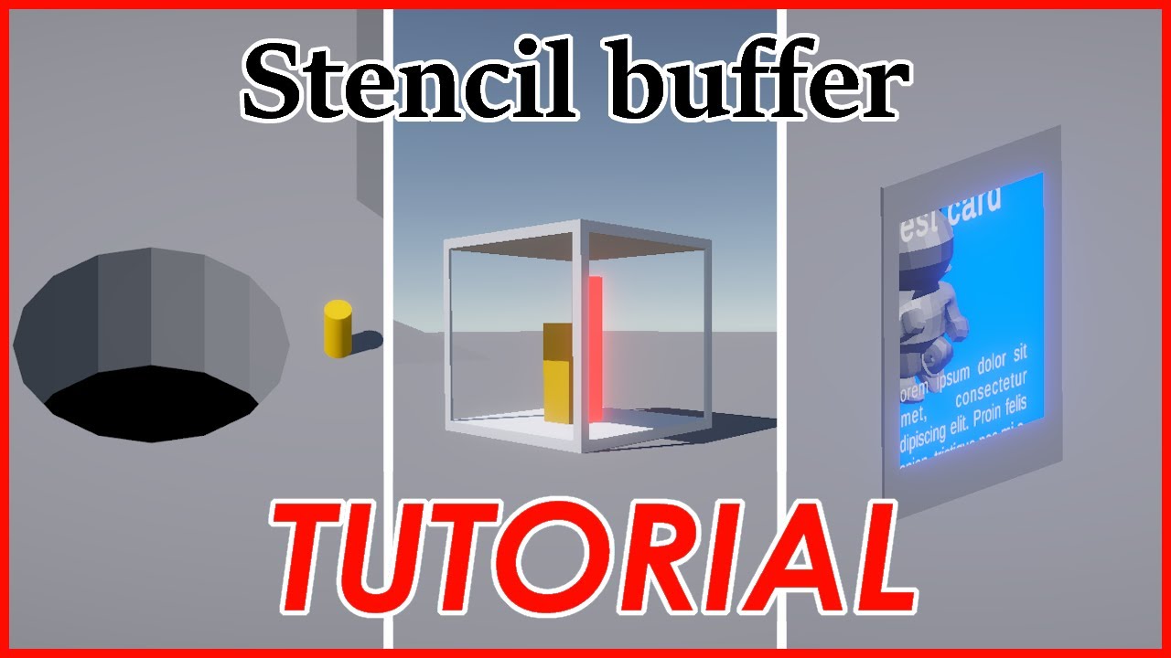 [TUTORIAL] Stencil buffer in Unity URP (cutting holes, impossible geometry, magic card)