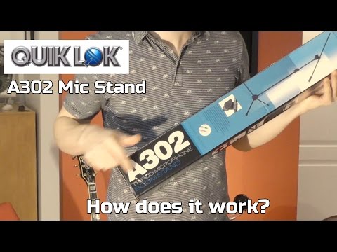 Quicklok A302 Mic Stand - How Does it Work?