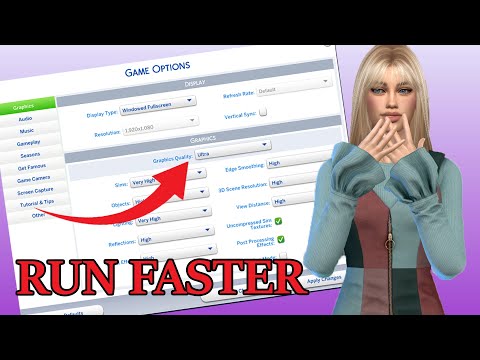 HOW TO MAKE THE SIMS 4 RUN FASTER AND LOOK BETTER 2024 - WITH MODS IN GAME AND STOP LAGGING!!