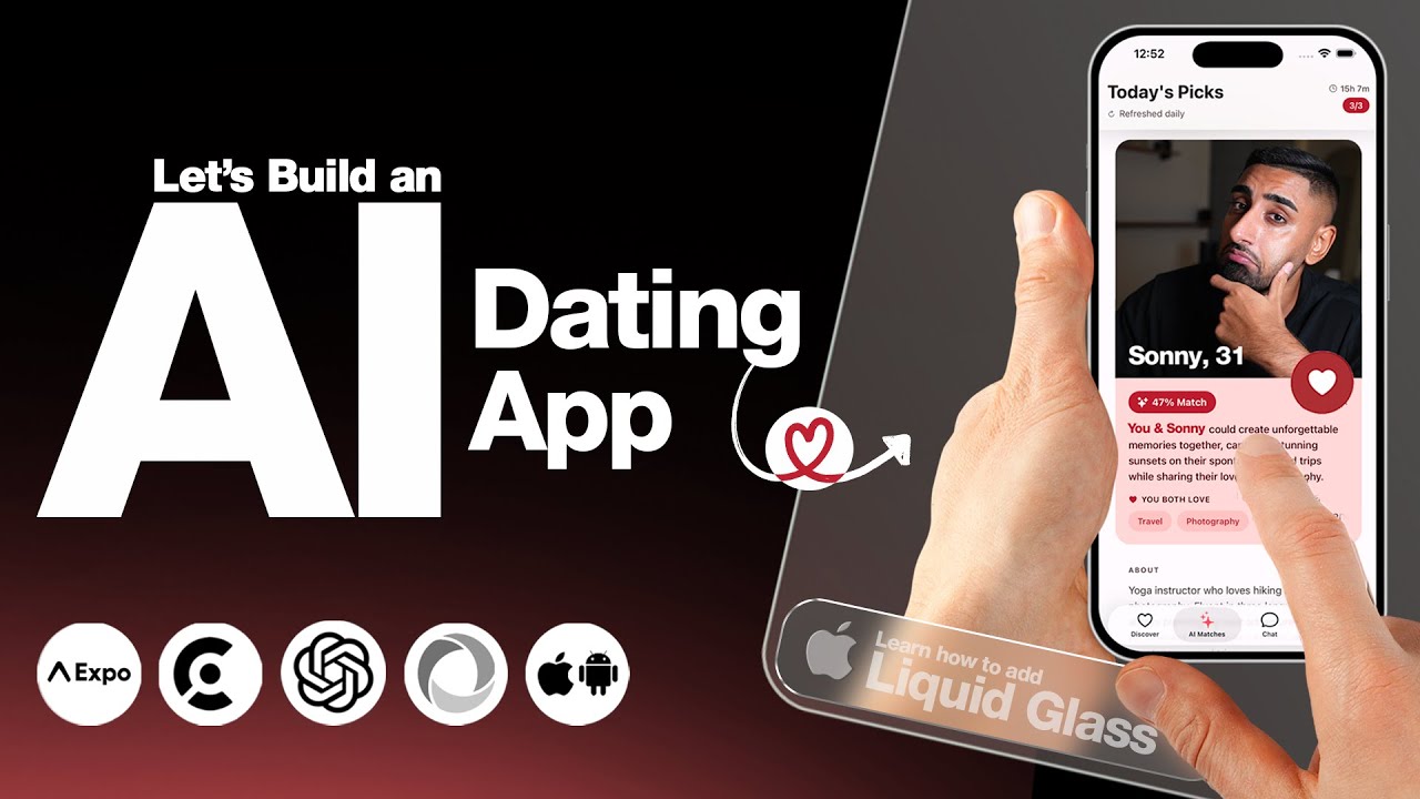 🔴 Let’s build an AI Dating App with REACT NATIVE! (Expo SDK 55, Clerk, Convex, OpenAI, Vector Embed)